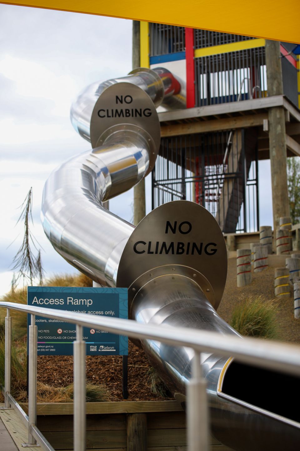 Slides and Playground Equipment
