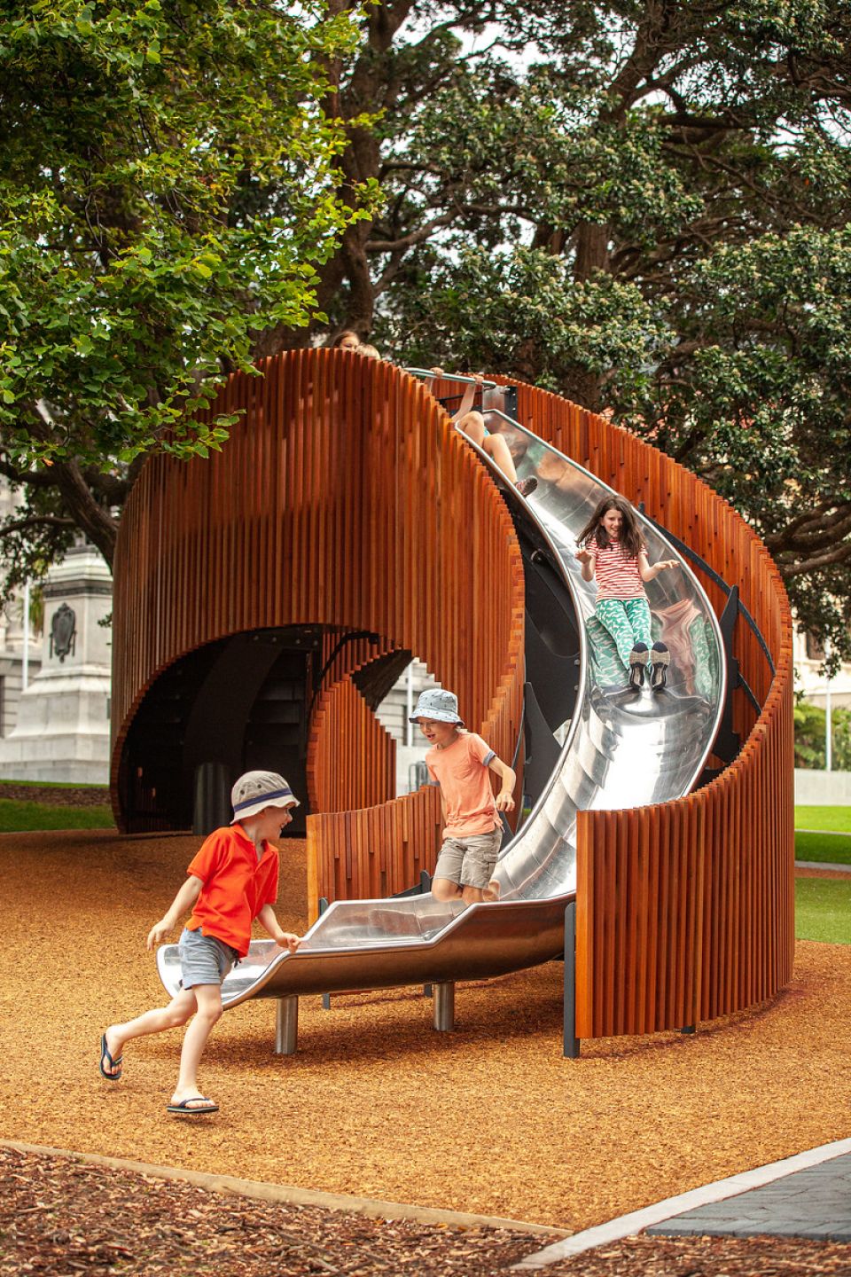 Slides and Playground Equipment