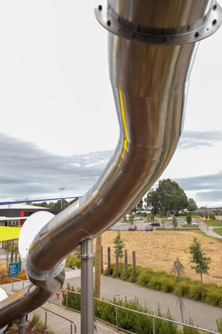 Slides and Playground Equipment