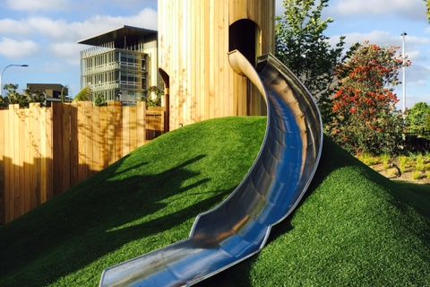 Slides and Playground Equipment