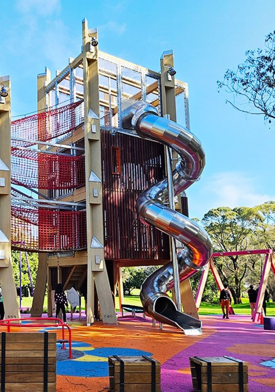 Slides and Playground Equipment